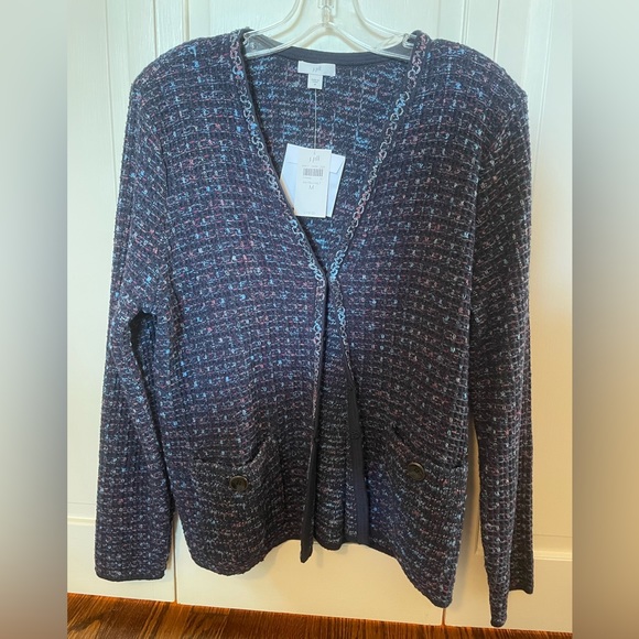 J. Jill | Sweaters | J Jill Tweed Cardigan | Poshmark